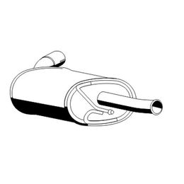 VEGAZ Endschalld&auml;mpfer pgs286erns hinten f&uuml;r Fiat Citro&euml;n TALBOT