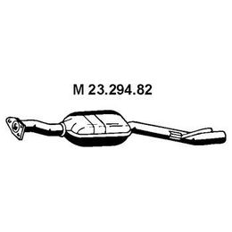 VEGAZ Mittelschalld&auml;mpfer ms178ebern mitte f&uuml;r Mercedes