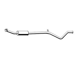 VEGAZ Mittelschalld&auml;mpfer pgs245erns mitte f&uuml;r TALBOT Peugeot