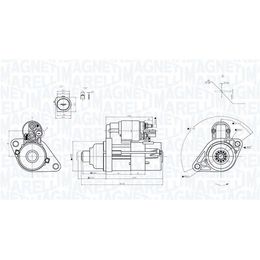MAGNETI MARELLI Starter 063725634010 f&uuml;r VW