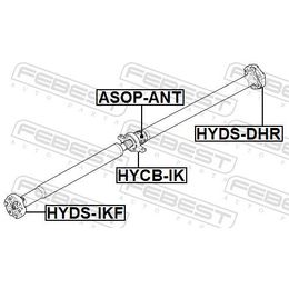 FEBEST Gelenk, L&auml;ngswelle hydsikf f&uuml;r HYUNDAI