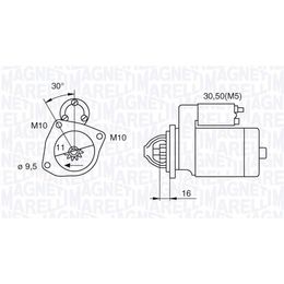 MAGNETI MARELLI Starter 063280029010 f&uuml;r Ford Volvo MAZDA
