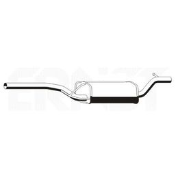 VEGAZ Mittelschalld&auml;mpfer fs451erns f&uuml;r Ford