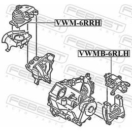 FEBEST Lagerung, Motor vwm6rrh rechts f&uuml;r VAG