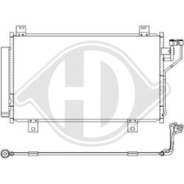 DIEDERICHS Kondensator, Klimaanlage dcc1678 f&uuml;r MAZDA