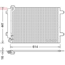 DENSO Kondensator, Klimaanlage dcn32008 f&uuml;r VW