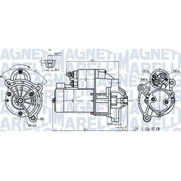 MAGNETI MARELLI Starter 063720581010 f&uuml;r Citro&euml;n/Peugeot MITSUBISHI Peugeot