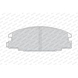 Ferodo Bremsbelagsatz, Scheibenbremse fdb678 f&uuml;r Opel ISUZU Vaughall GM