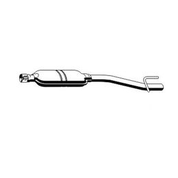 VEGAZ Mittelschalld&auml;mpfer ms278erns mitte f&uuml;r Mercedes