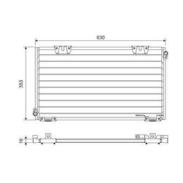 Valeo Kondensator, Klimaanlage 818104 f&uuml;r TOYOTA