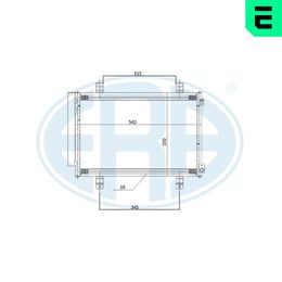 ERA Kondensator, Klimaanlage 667264 f&uuml;r Opel GM Suzuki