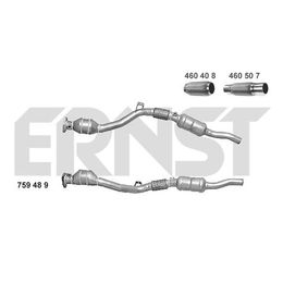 Ernst Katalysator Set 759489 links f&uuml;r VAG