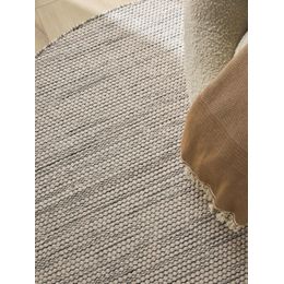 benuta Pure Wollteppich Rocco Beige/Schwarz 160x230 cm - Naturfaserteppich aus Wolle