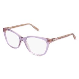 Coach HC6186 Brille Damen | Fassung: Vollrand, Quadratisch, Flieder Transparent