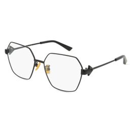 Bottega Veneta BV1224O Brille Unisex | Fassung: Vollrand, Quadratisch, Schwarz