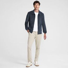 LANDS' END Cord-Hemdjacke f&uuml;r Herren, Herren, size: regular, Blau, Polyester/Nylon/Polyester-Mischung, by Lands' End