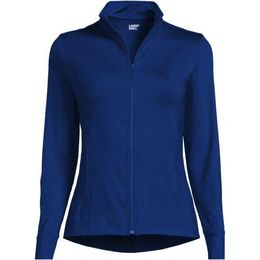 LANDS' END Active Jacke, Damen,  Blau, Elasthan/Polyester, by Lands' End