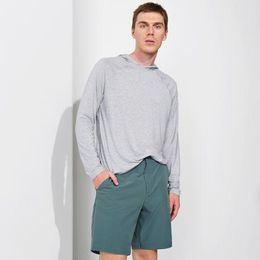 LANDS' END Ultimativ-Badeshorts, 23 cm, Herren,  Gr&uuml;n, Elasthan/Polyester, by Lands' End