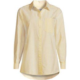 LANDS' END Langarm Oxford-Hemd f&uuml;r Damen in Petite-Gr&ouml;&szlig;e, Damen, size: petite, Gelb, Baumwolle, by Lands' End