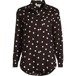 LANDS' END Premium Reinleinen-Bluse f&uuml;r Damen in Petite-Gr&ouml;&szlig;e, Damen, size: petite, Braun, Leinen, by Lands' End