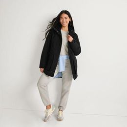 LANDS' END Wasserdichter Parka SQUALL, Damen,  Schwarz, Nylon, by Lands' End