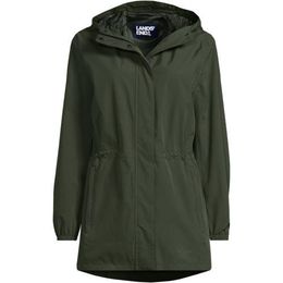 LANDS' END Wasserdichte Regenjacke SQUALL mit Packfach f&uuml;r Damen, Damen, size: regular, Gr&uuml;n, Polyester, by Lands' End