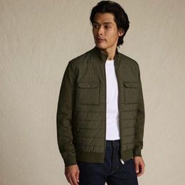 LANDS' END Hybrid-Jacke, Herren,  Gr&uuml;n, Wolle/Polyester/Nylon, by Lands' End
