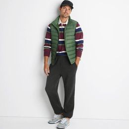 LANDS' END Jogginghose SERIOUS SWEATS, Herren,  Schwarz, Baumwoll-Mischung, by Lands' End