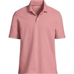 LANDS' END Performance Piqu&eacute;-Poloshirt, Herren,  Pink, Baumwoll-Mischung, by Lands' End