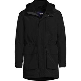 LANDS' END Wasserdichter, isolierter Squall-Parka, Herren,  Schwarz, Nylon, by Lands' End