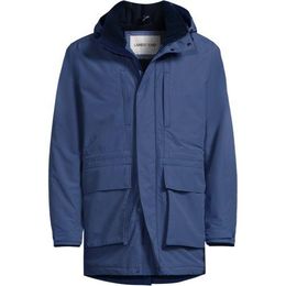 LANDS' END Wasserdichter, isolierter Squall-Parka f&uuml;r Herren, Herren, size: regular, Blau, Nylon, by Lands' End