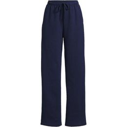 LANDS' END Jogginghose mit geradem Bein SERIOUS SWEATS f&uuml;r Damen in Plus-Gr&ouml;&szlig;e, Damen, size: plus, Blau, Baumwoll-Mischung/Polyester-Mischung, by Lands' End