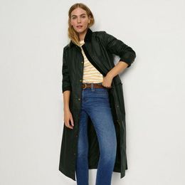 LANDS' END Langer Wachsmantel, Damen,  Gr&uuml;n, Polyester, by Lands' End