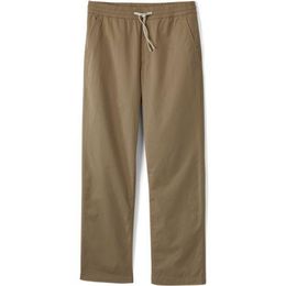 LANDS' END Classic Fit Leichte Schlupfbund-Hose f&uuml;r Herren, Herren, size: regular, Braun, Elasthan/Baumwoll-Mischung/Nylon-Mischung, by Lands' End