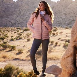 LANDS' END Leggings mit Pl&uuml;schfutter und Tasche SERIOUS SWEATS f&uuml;r Damen, Damen, size: regular, Grau, Baumwoll-Mischung/Polyester-Mischung, by Lands' End