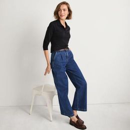 LANDS' END Supima-Poloshirt mit langen &Auml;rmeln f&uuml;r Damen, Damen, size: regular, Rot, Baumwolle, by Lands' End
