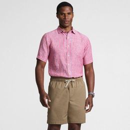 LANDS' END Leichte Chino-Shorts Classic Fit mit Dehnbund, 18 cm, Herren,  Braun, Elasthan/Nylon-Mischung, by Lands' End