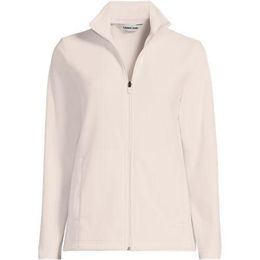 LANDS' END Anyweather Fleece-Jacke, Damen,  Wei&szlig;, Polyester, by Lands' End