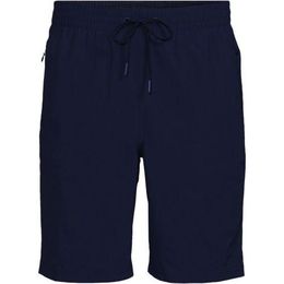 LANDS' END Badeshorts mit Hydroliner f&uuml;r Herren, 23 cm, Herren, size: regular, Blau, by Lands' End