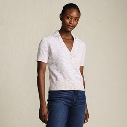 LANDS' END Polopullover mit kurzen &Auml;rmeln f&uuml;r Damen, Damen, size: regular, Orange, Polyacryl/Baumwoll-Mischung, by Lands' End