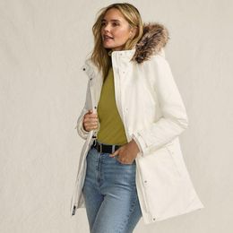 LANDS' END Expeditions-Daunenparka, Damen,  Wei&szlig;, Polyester, by Lands' End