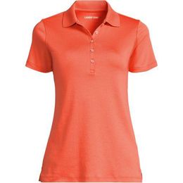 LANDS' END Supima-Poloshirt f&uuml;r Damen, Damen, size: regular, Orange, Baumwolle, by Lands' End