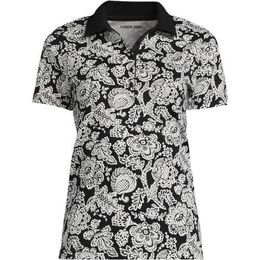 LANDS' END Supima-Poloshirt f&uuml;r Damen, Damen, size: regular, Blau, Baumwolle, by Lands' End