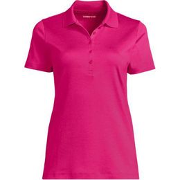 LANDS' END Supima-Poloshirt f&uuml;r Damen in Plus-Gr&ouml;&szlig;e, Damen, size: plus, Pink, Baumwolle, by Lands' End