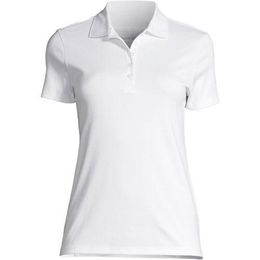 LANDS' END Supima-Poloshirt f&uuml;r Damen, Damen, size: regular, Wei&szlig;, Baumwolle, by Lands' End