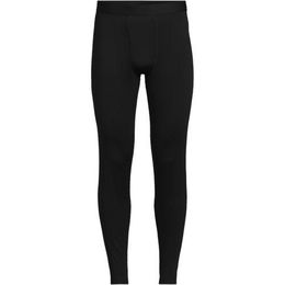 LANDS' END Thermaskin Lange Unterhose, Heat Edition, Herren,  Schwarz, Elasthan/Polyester-Mischung, by Lands' End