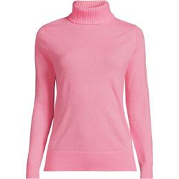 LANDS' END Rollkragen-Pullover aus Kaschmir in Plus-Gr&ouml;&szlig;e, Damen, size: plus, Pink, Kaschmir, by Lands' End