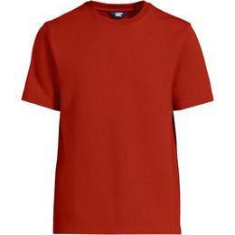 LANDS' END Seriously Soft T-Shirt, Herren,  Braun, Baumwolle/Polyester/Baumwoll-Mischung, by Lands' End