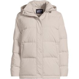 LANDS' END Wasserabweisende Daunenjacke, Damen,  Schwarz, Nylon/Daunen, by Lands' End