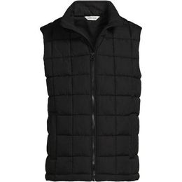 LANDS' END Steppweste FeatherFree f&uuml;r Herren, Herren, size: regular, Schwarz, Polyester, by Lands' End